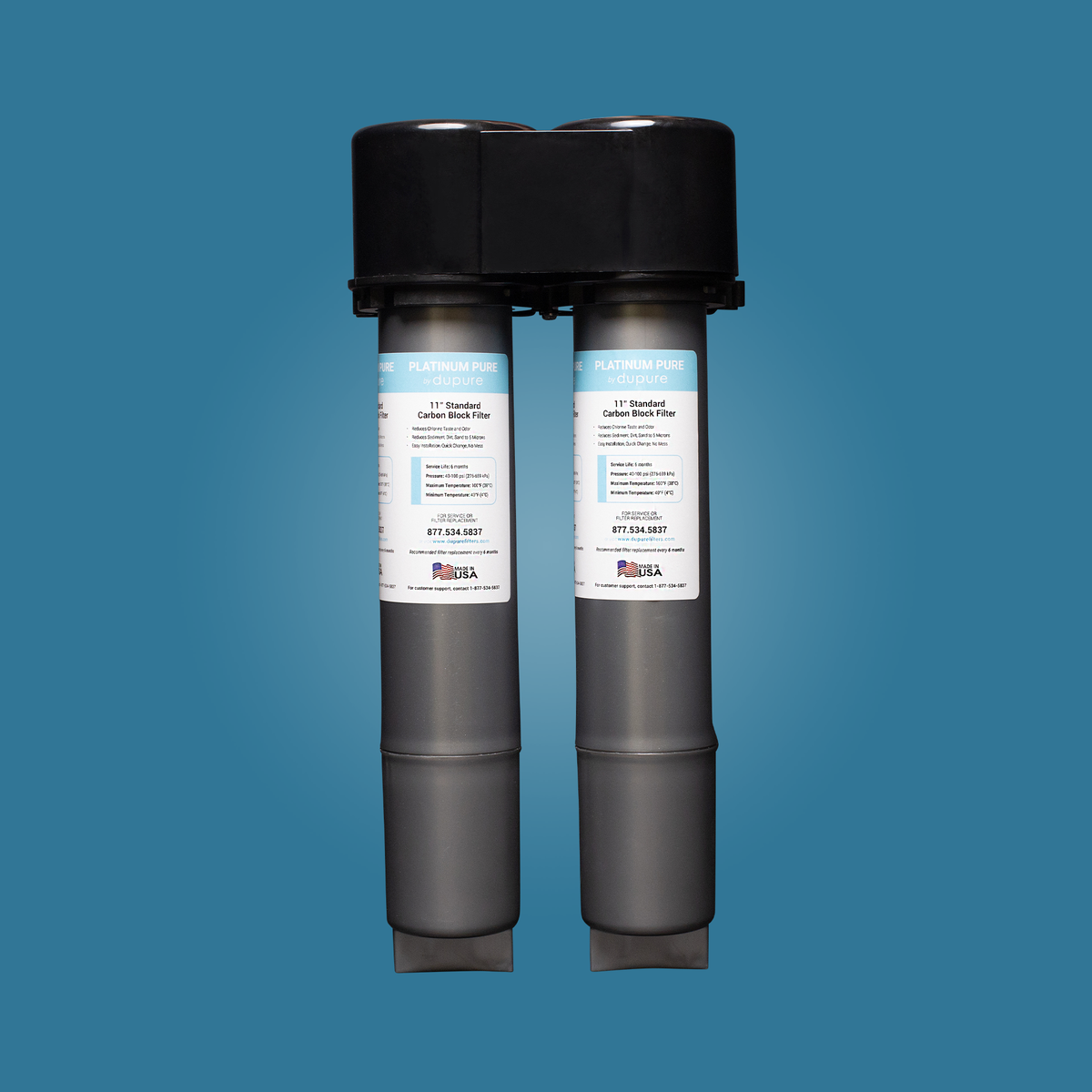 Platinum Pure Dual Stage Filters (Replacement for Ultra UPF 8 Dual Sta